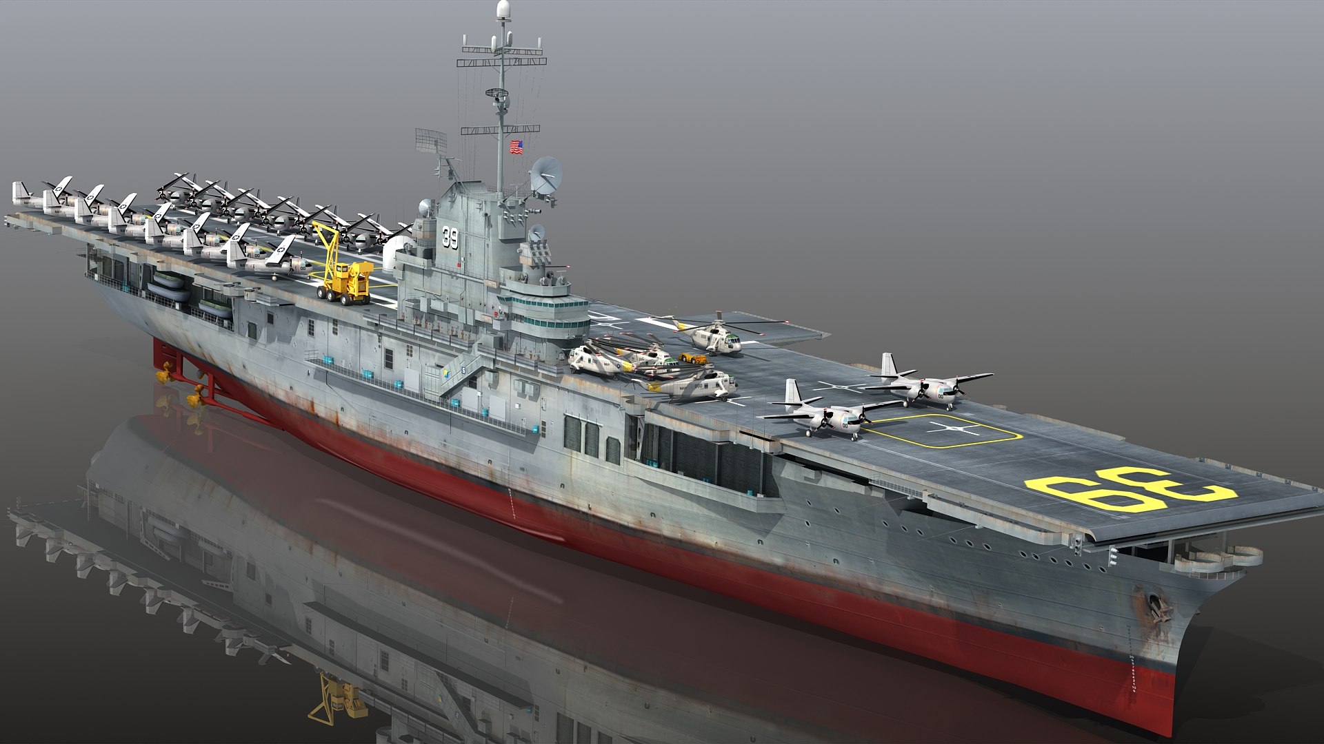 Uss Lake Champlain Cv-39 3D Model - TurboSquid 1538789