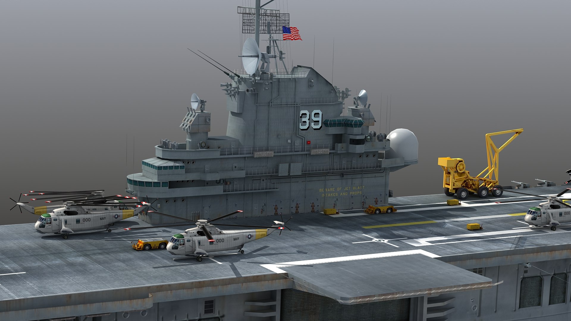 Uss Lake Champlain Cv-39 3D Model - TurboSquid 1538789