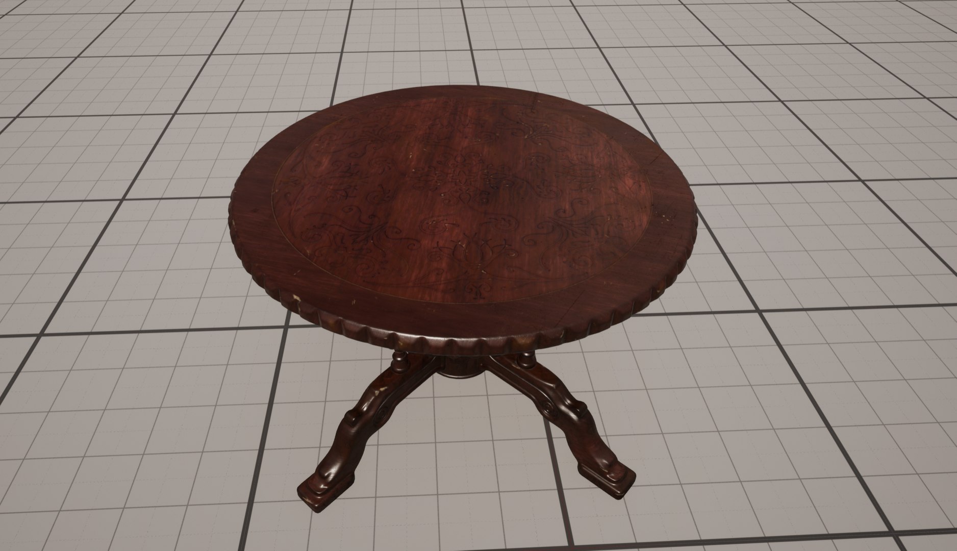 Nanite Unreal Engine 5 - Victorian Table 3D Model - TurboSquid 2048697