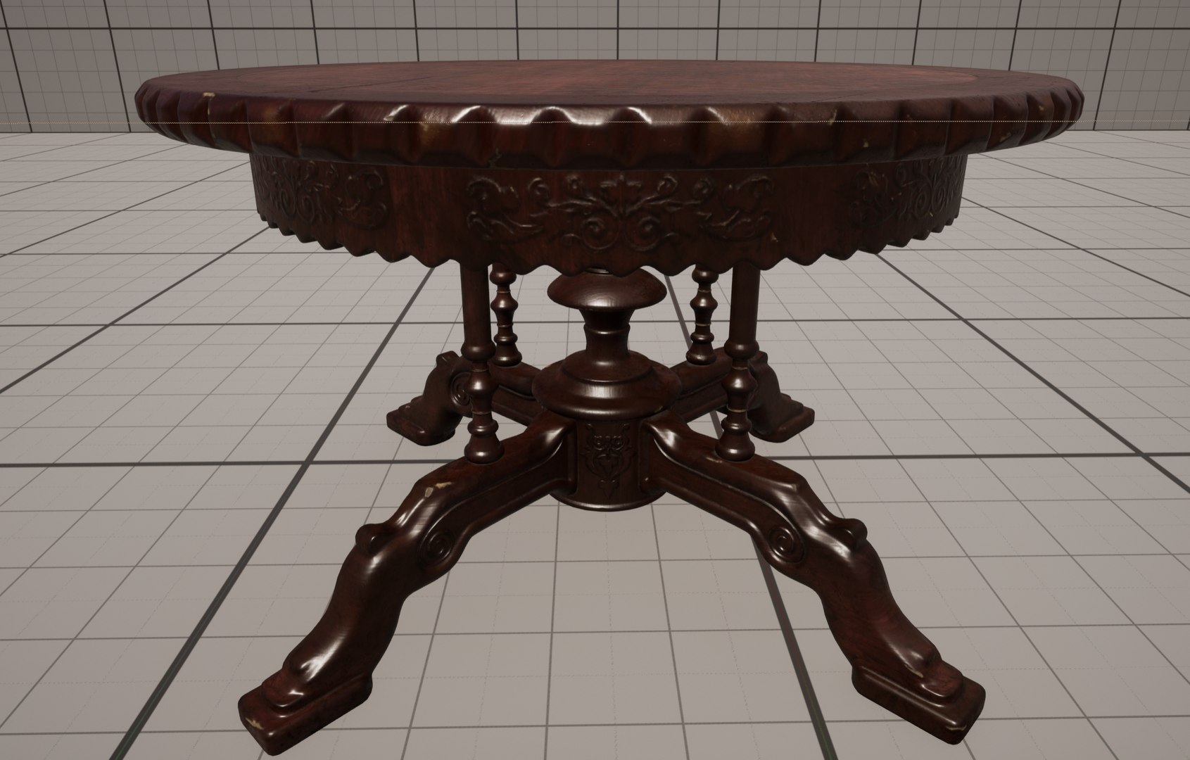 Nanite Unreal Engine 5 - Victorian Table 3D Model - TurboSquid 2048697