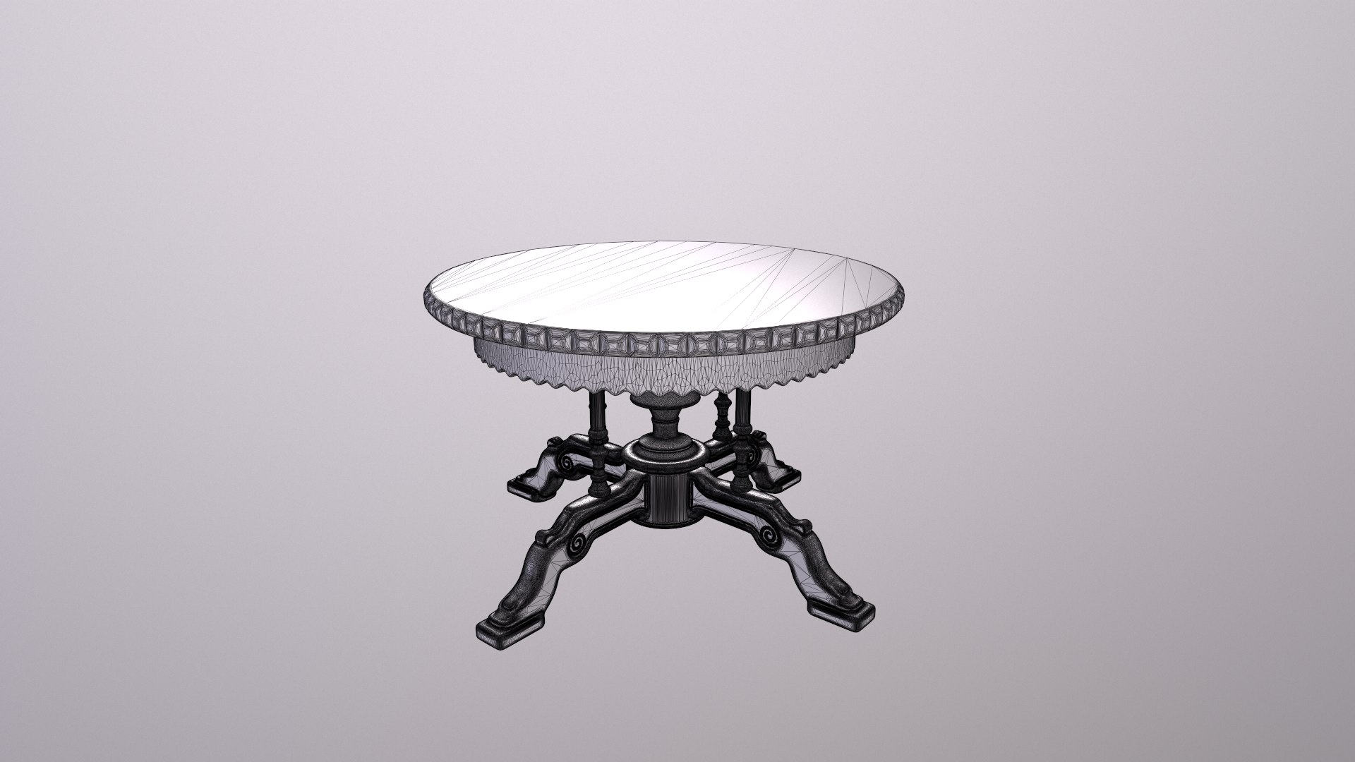 Nanite Unreal Engine 5 - Victorian Table 3D Model - TurboSquid 2048697