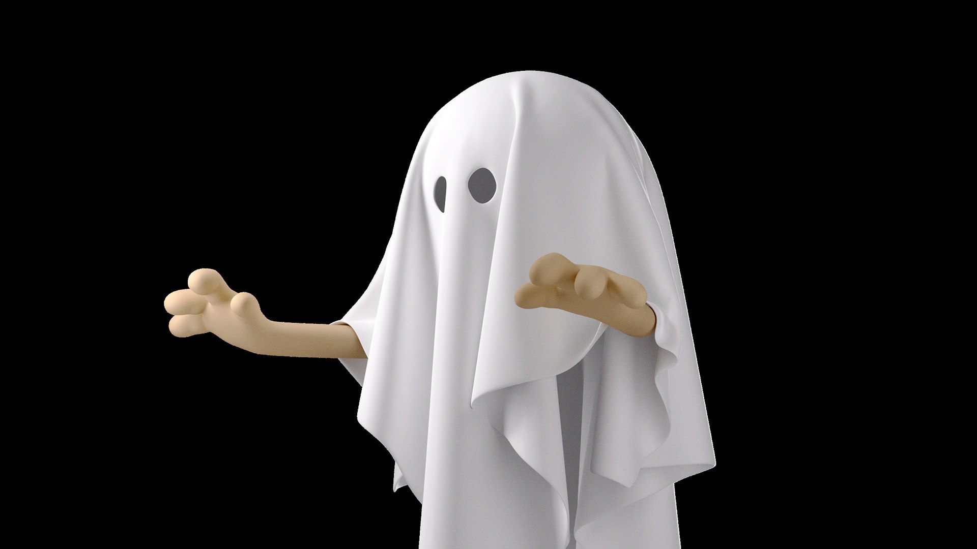 3D Ghost - TurboSquid 2132278