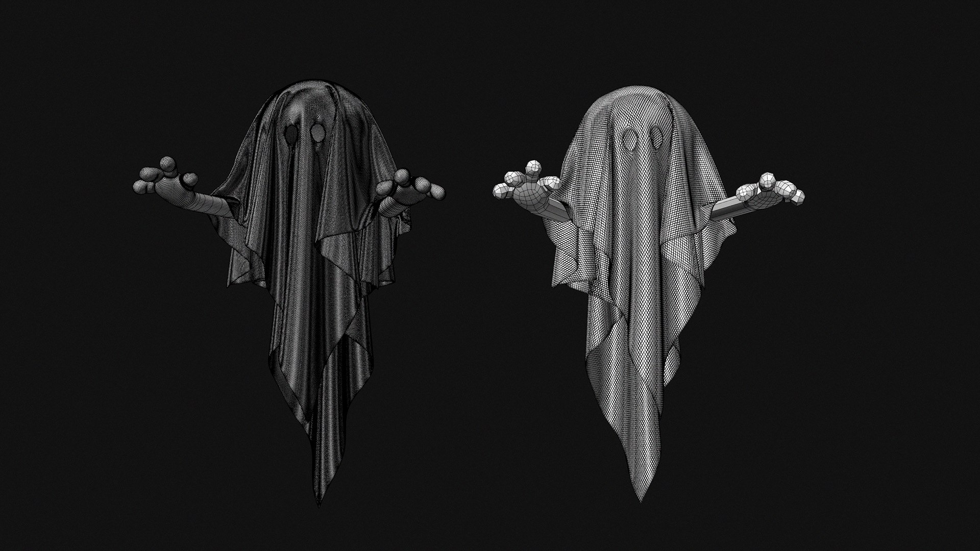 3D Ghost - TurboSquid 2132278