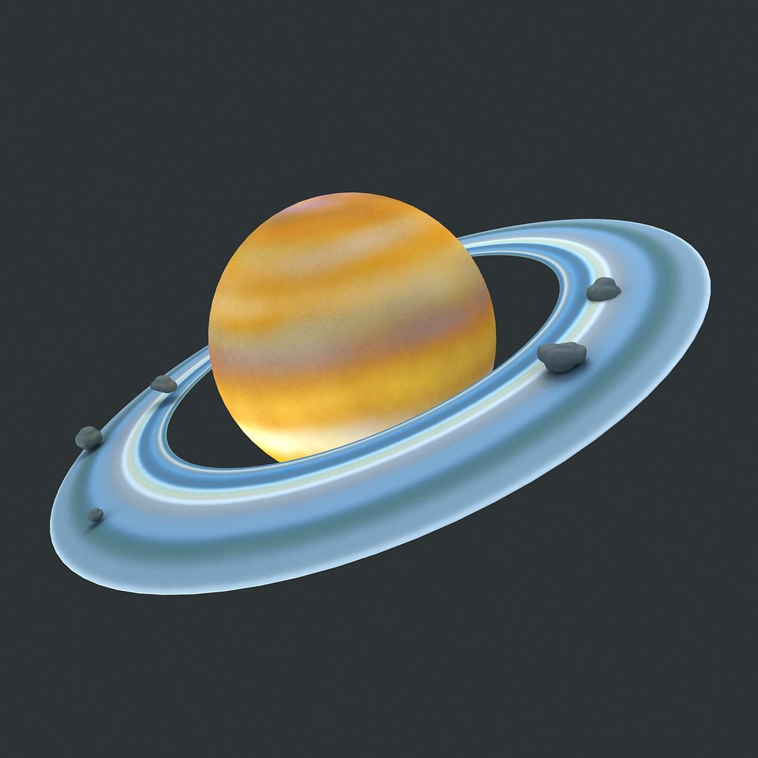 3ds Cartoon Saturn
