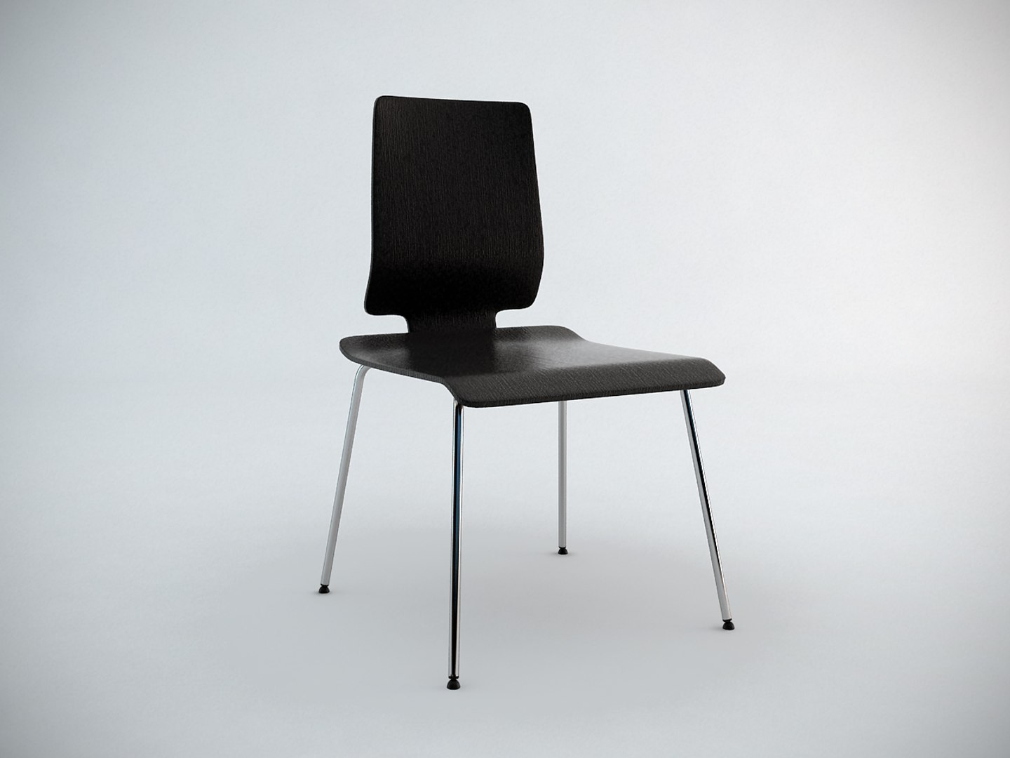 ikea gilbert chair 3d obj