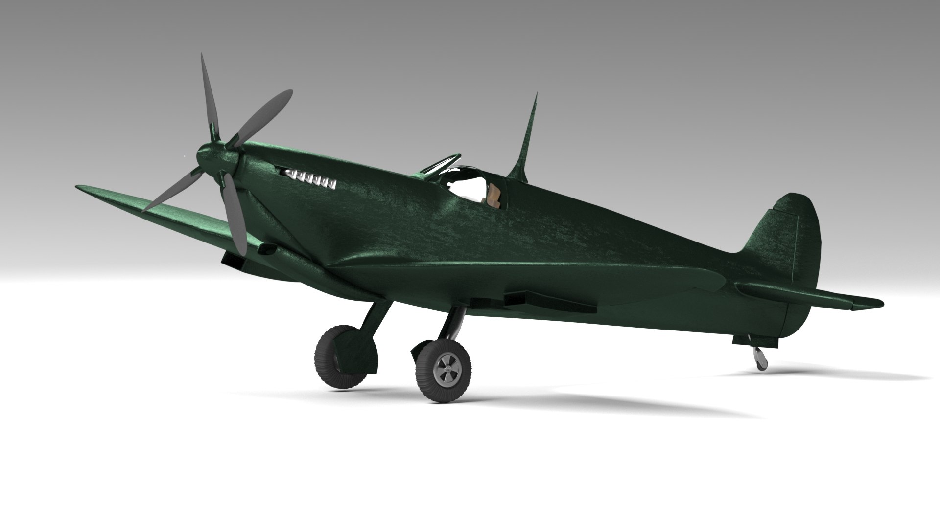 3D Spitfire Plane - TurboSquid 2005104