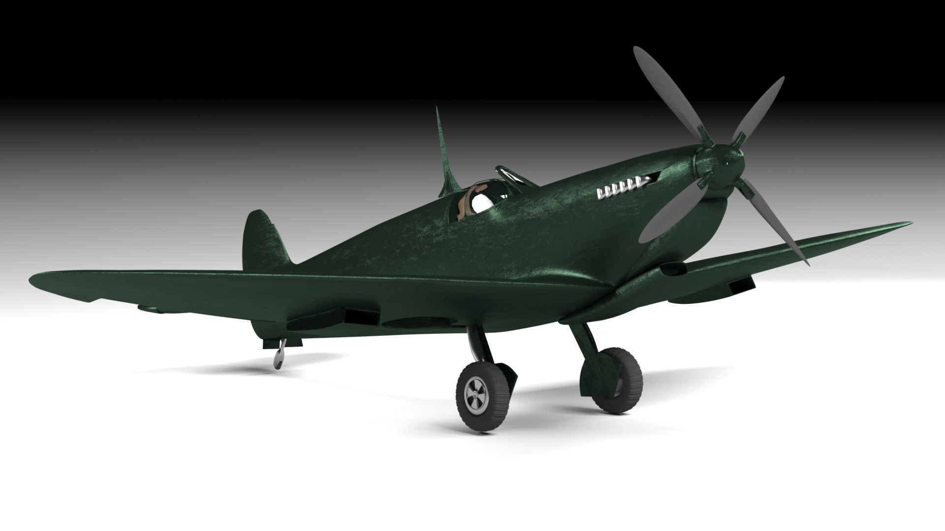 3D Spitfire Plane - TurboSquid 2005104