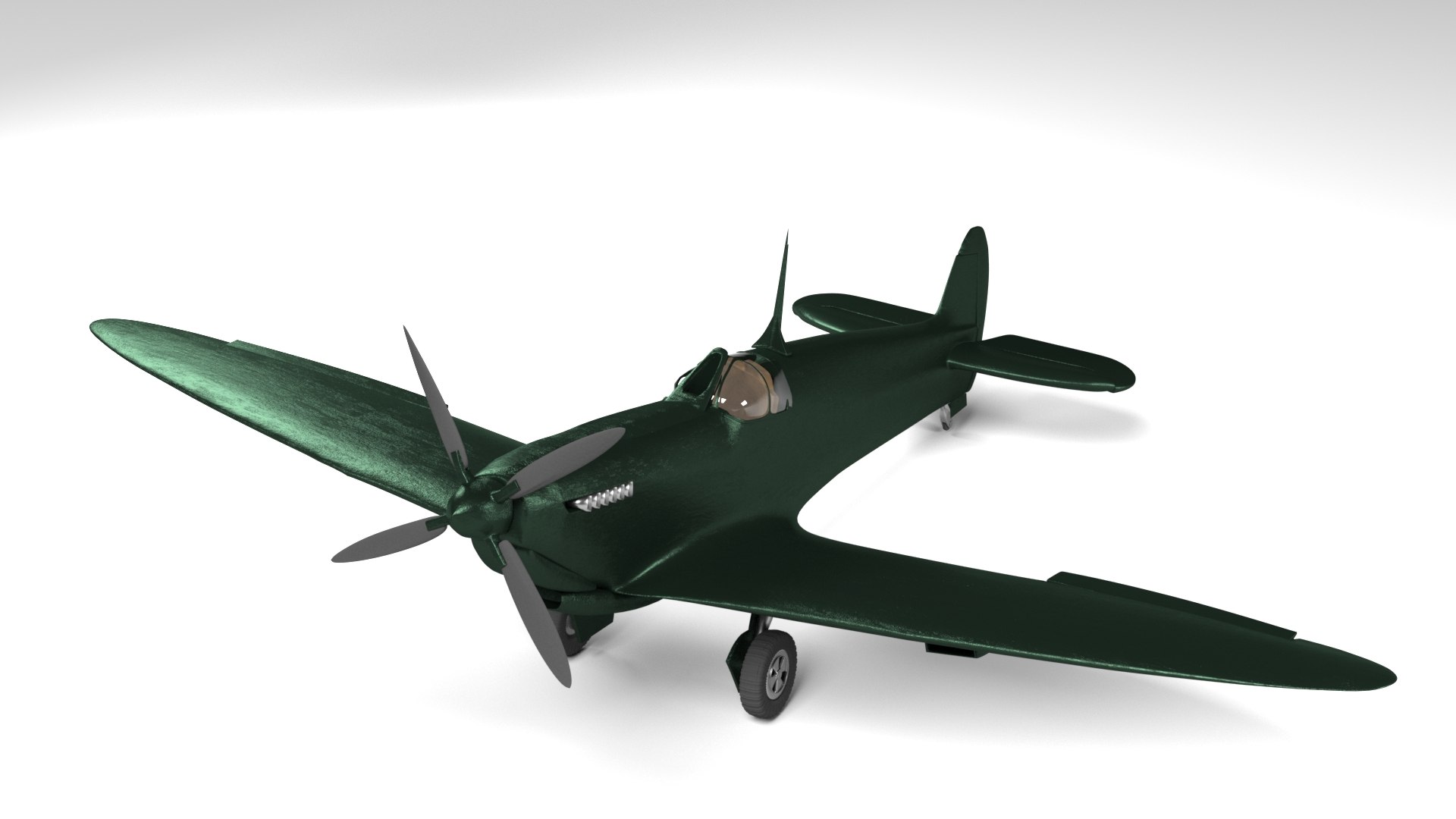3D Spitfire Plane - TurboSquid 2005104