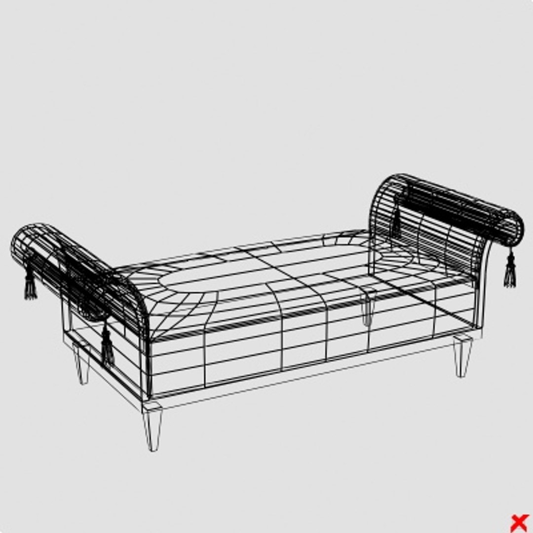 3D bench model - TurboSquid 300283
