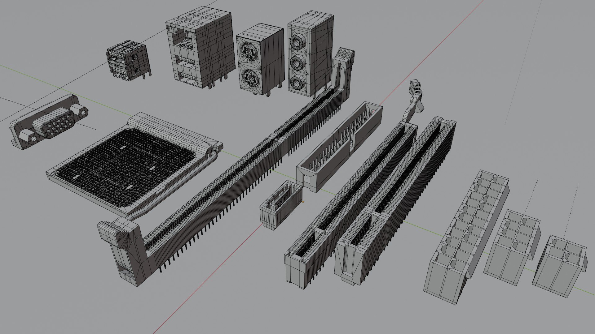 3D Computer Parts - TurboSquid 2405934