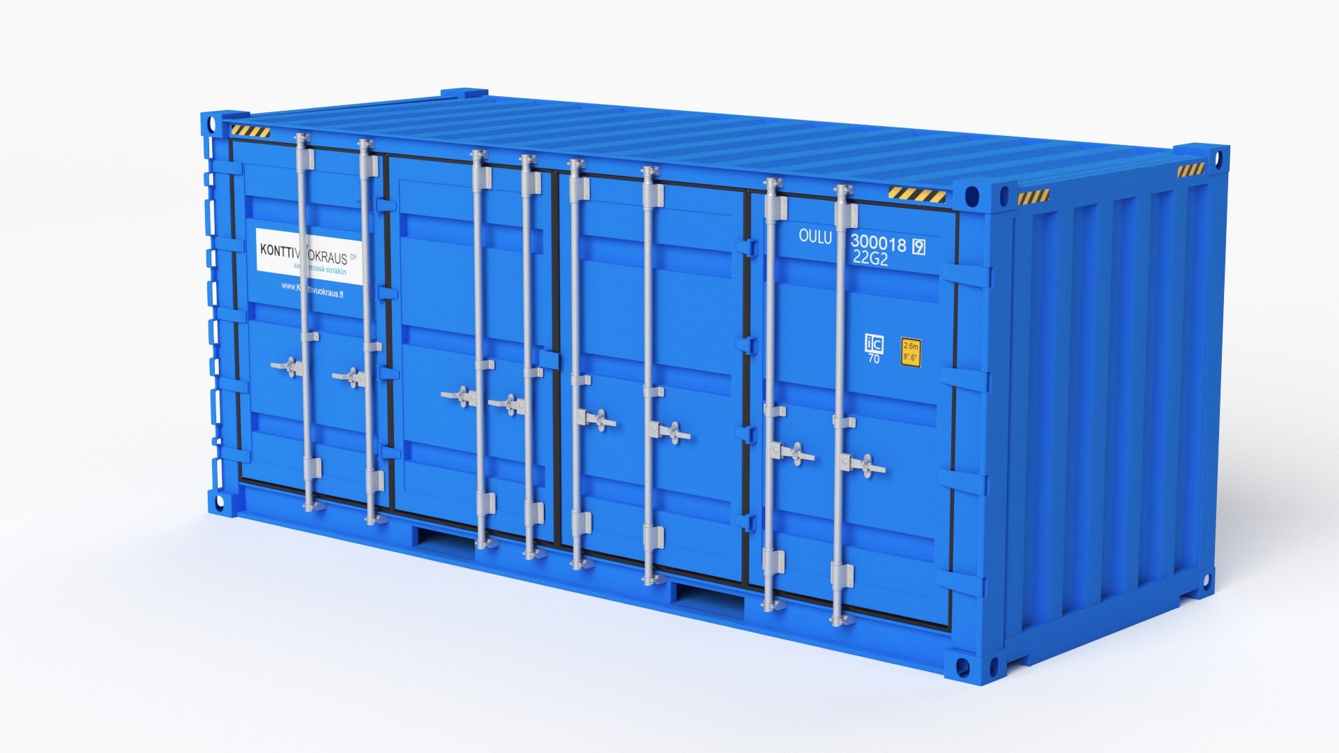 20 ft cube open 3D model - TurboSquid 1706902