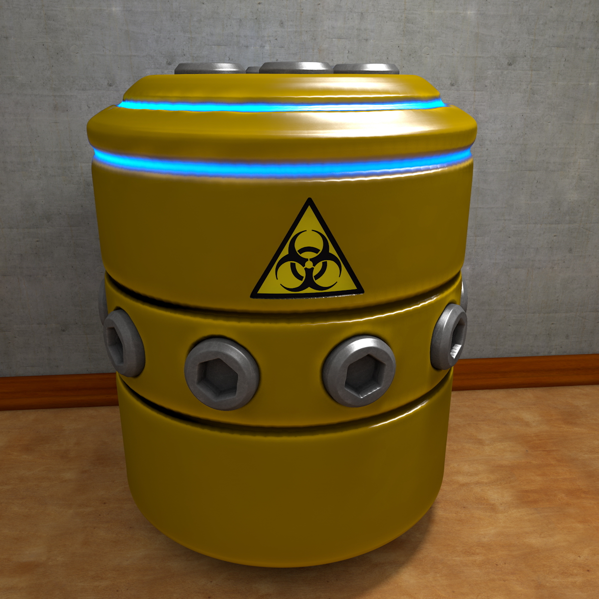 3d c4d scifi container