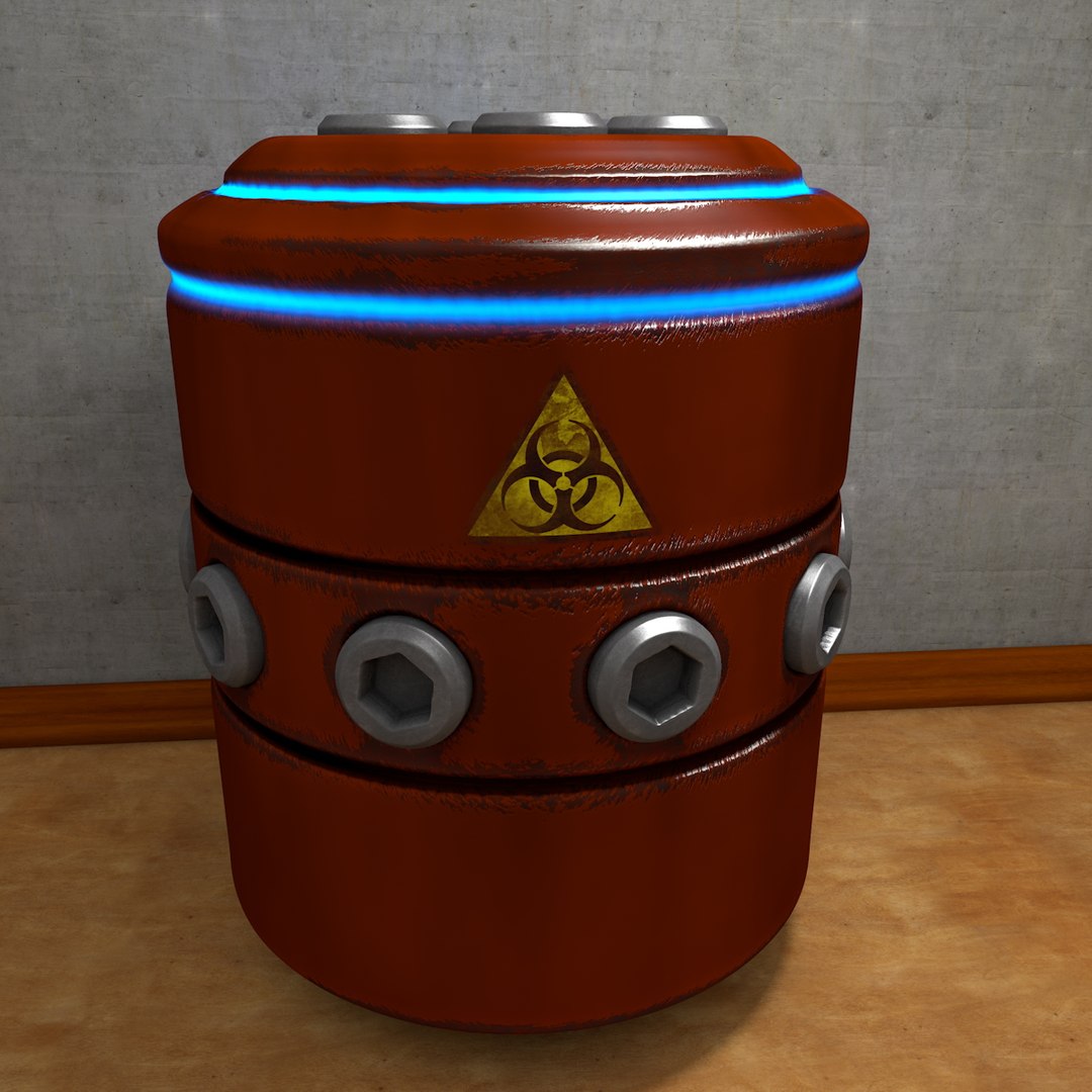 3d C4d Scifi Container