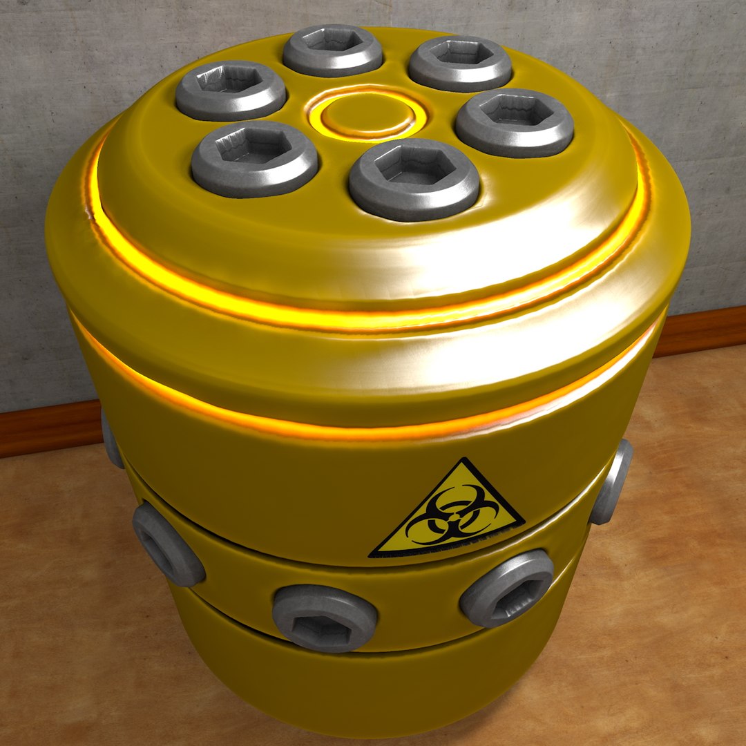 3d C4d Scifi Container