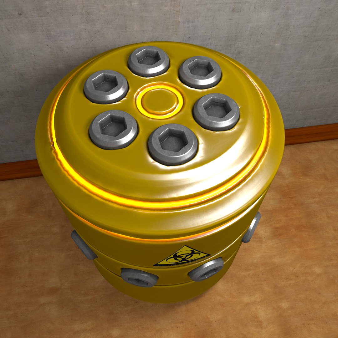 3d C4d Scifi Container