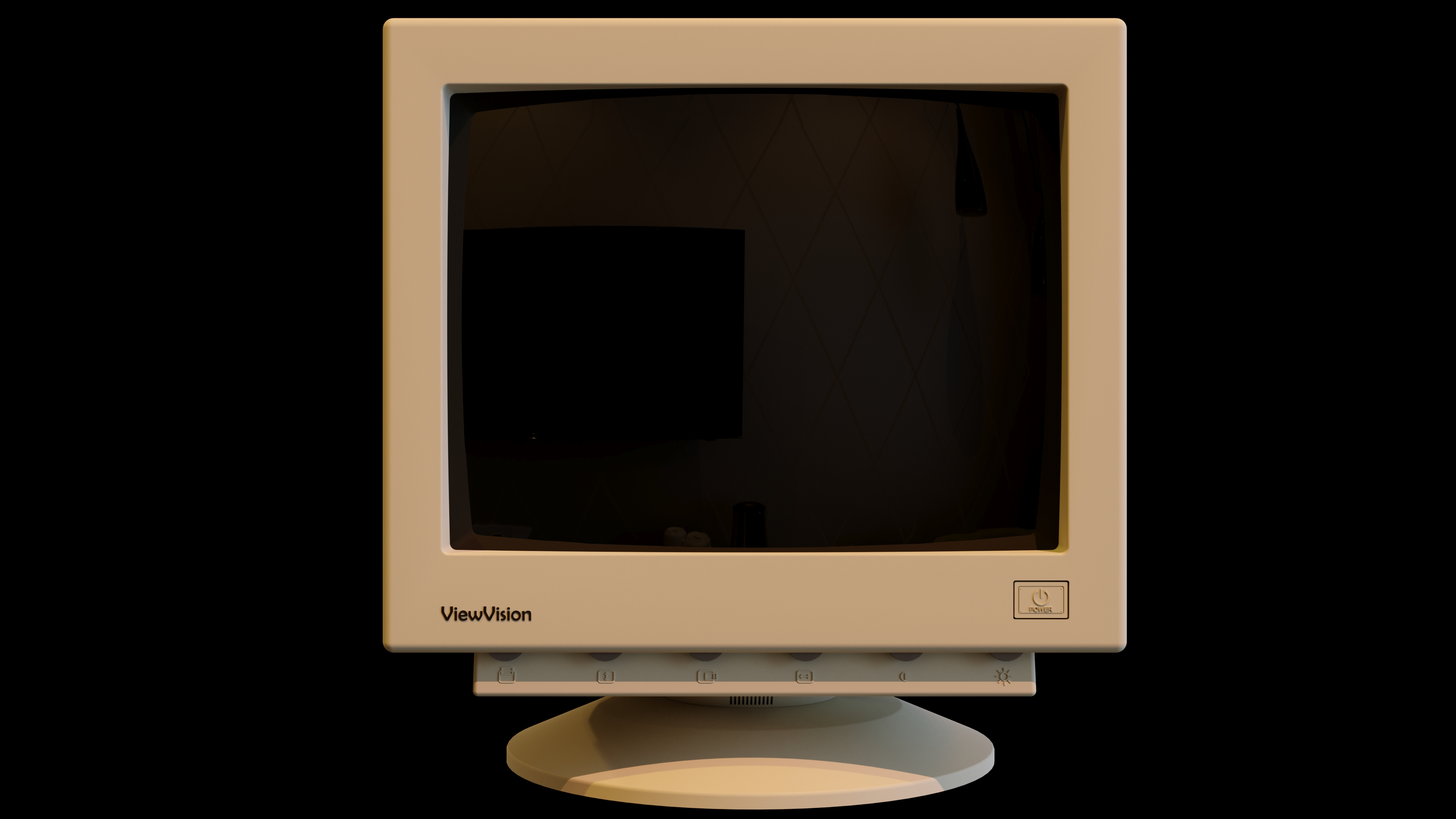 Vintage pc monitor 3D model - TurboSquid 1539338