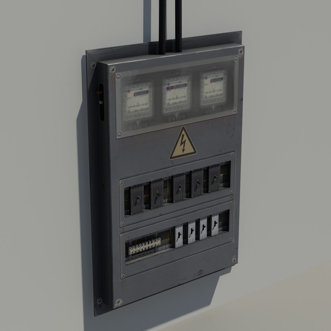 3d Model Box Electrical