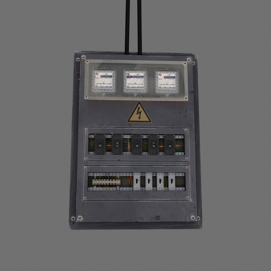 3d Model Box Electrical