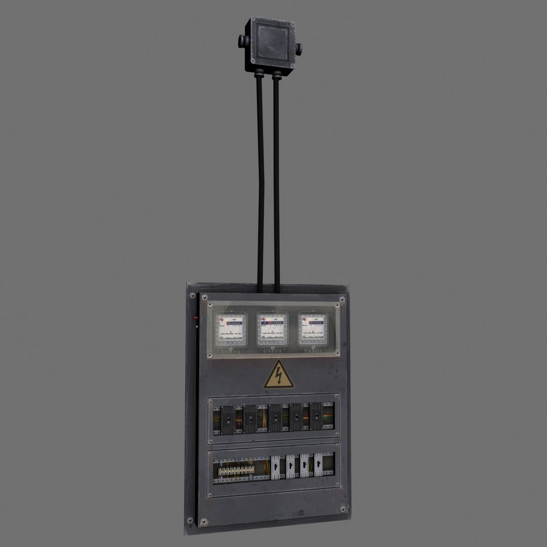 3d Model Box Electrical