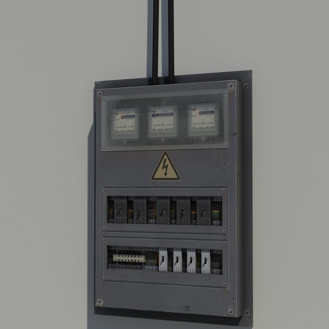 3d Model Box Electrical