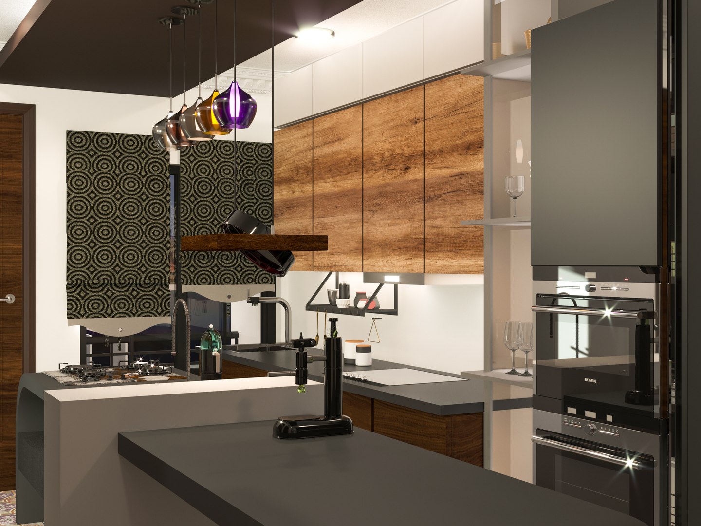 Kitchen Interior 3D Model - TurboSquid 1440332