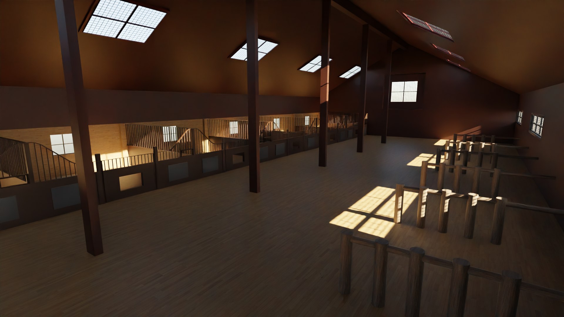 3D Horse Stable model - TurboSquid 2159197