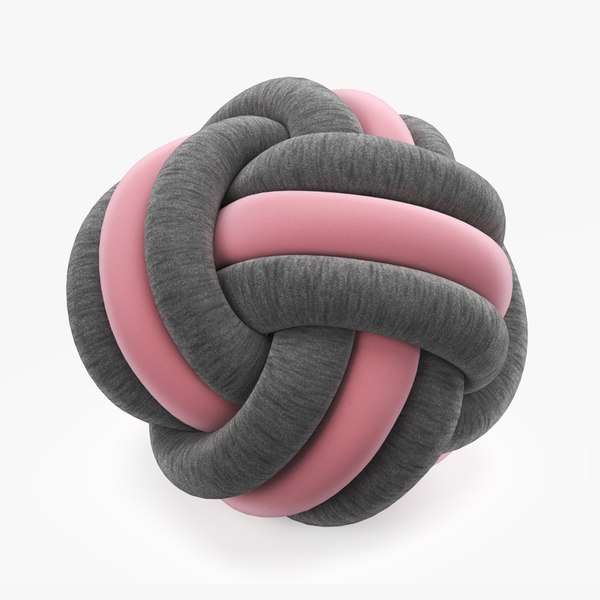 3D Decorative Knot Ball Pillow Cushion - TurboSquid 1970887