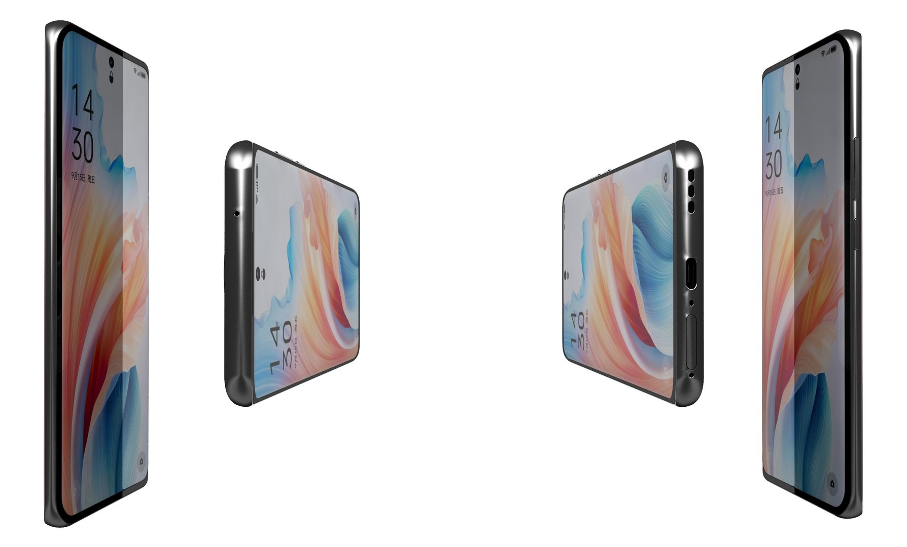 3D OPPO A2 Pro Pink - TurboSquid 2136544