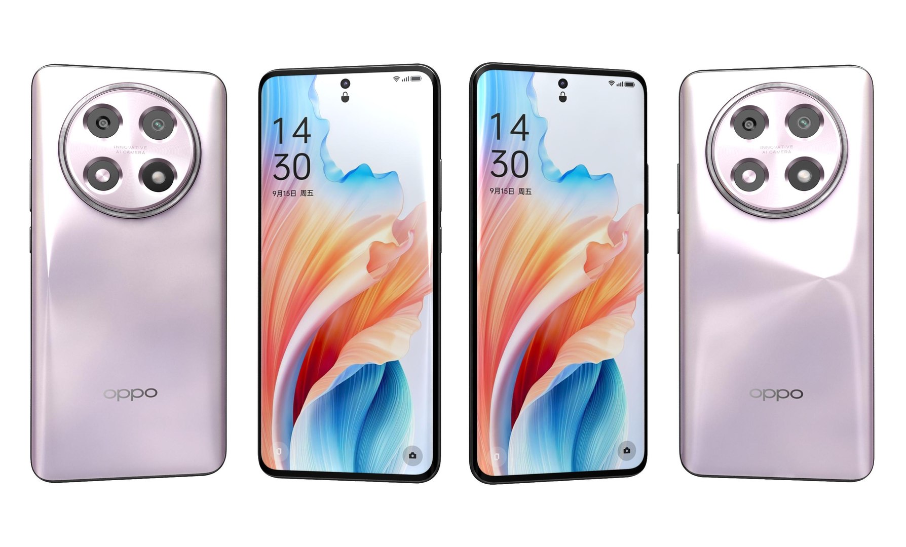 3D OPPO A2 Pro Pink - TurboSquid 2136544