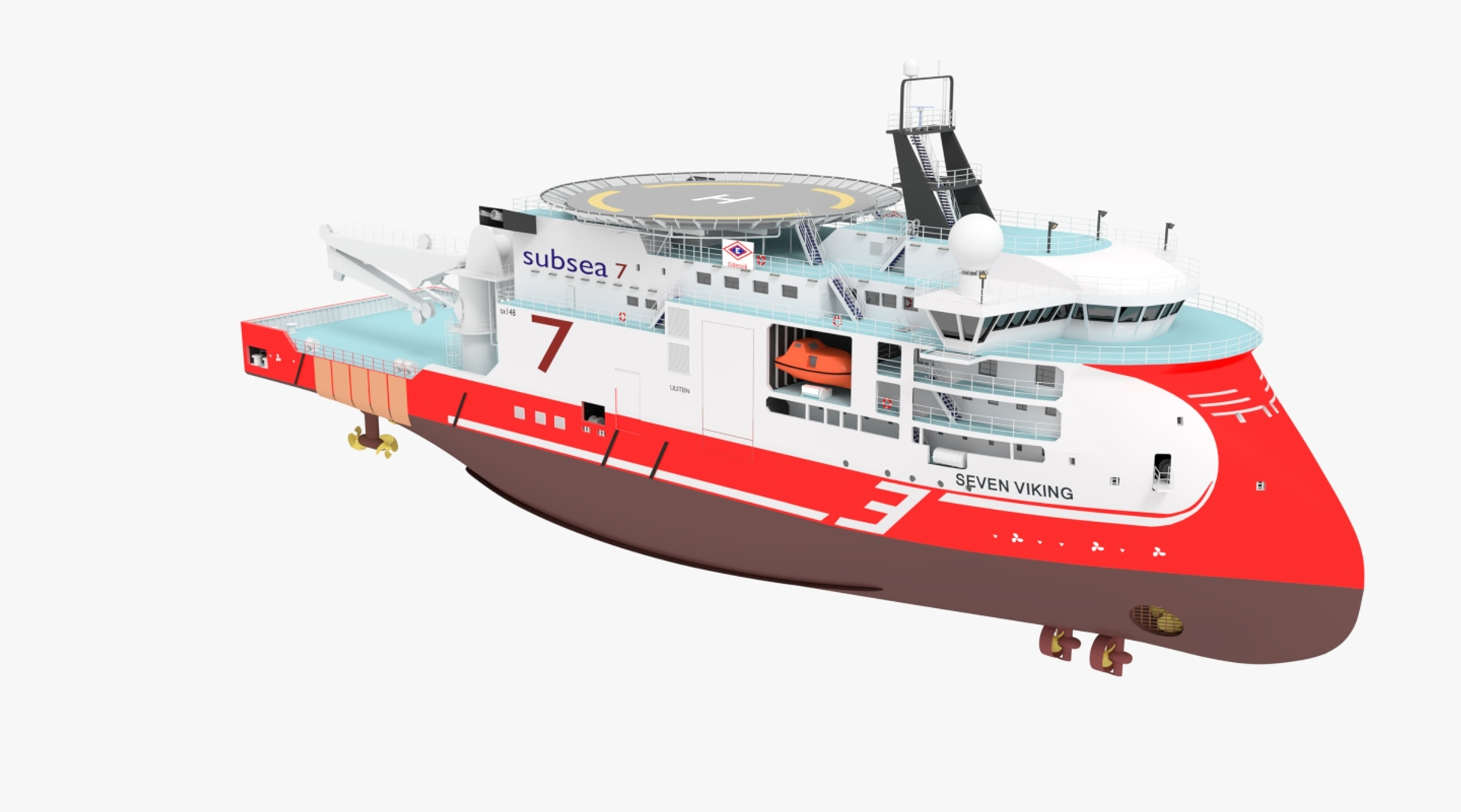 Ship Vessel 3D Model - TurboSquid 1543147