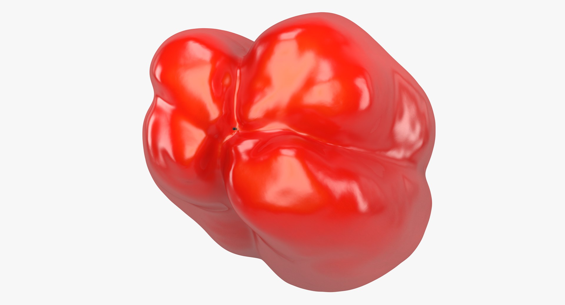 3D Model Photorealistic Red Bell Pepper - TurboSquid 1321931