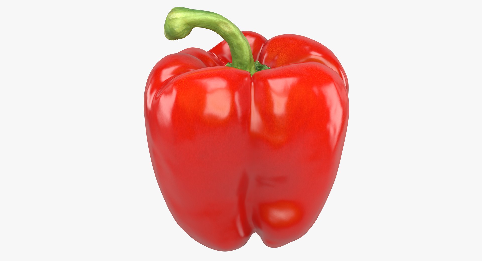 3D Model Photorealistic Red Bell Pepper - TurboSquid 1321931