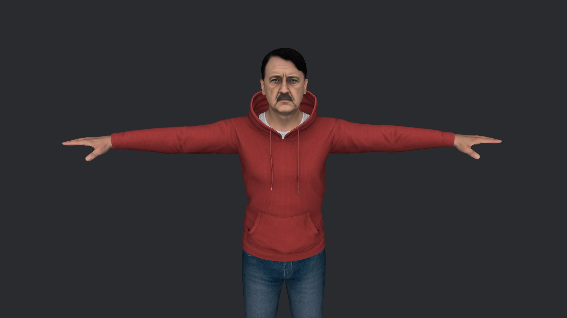 Adolf Hitler Hyper Realistic Full Body Fully Rigged 3D Character 3D ...