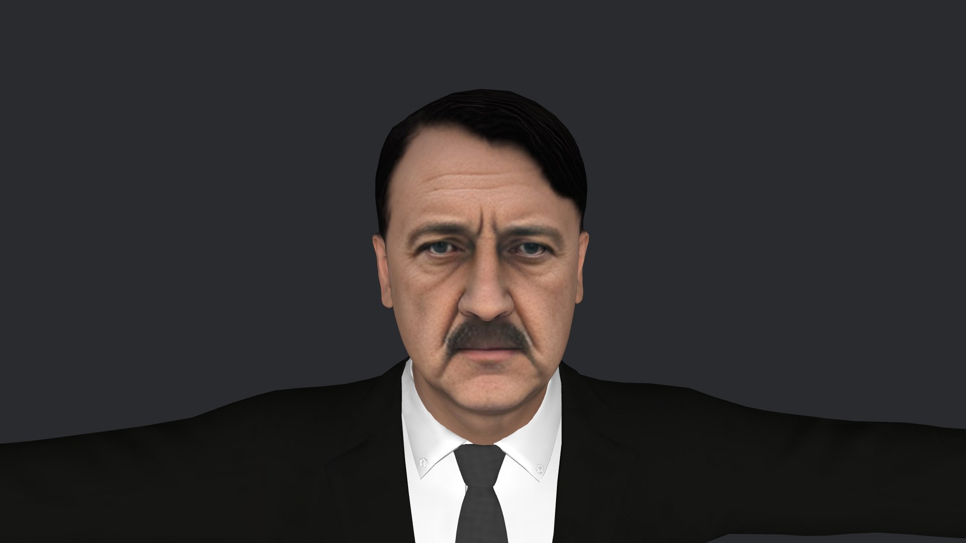 Adolf Hitler Hyper Realistic Full Body Fully Rigged 3D Character 3D 모델 ...