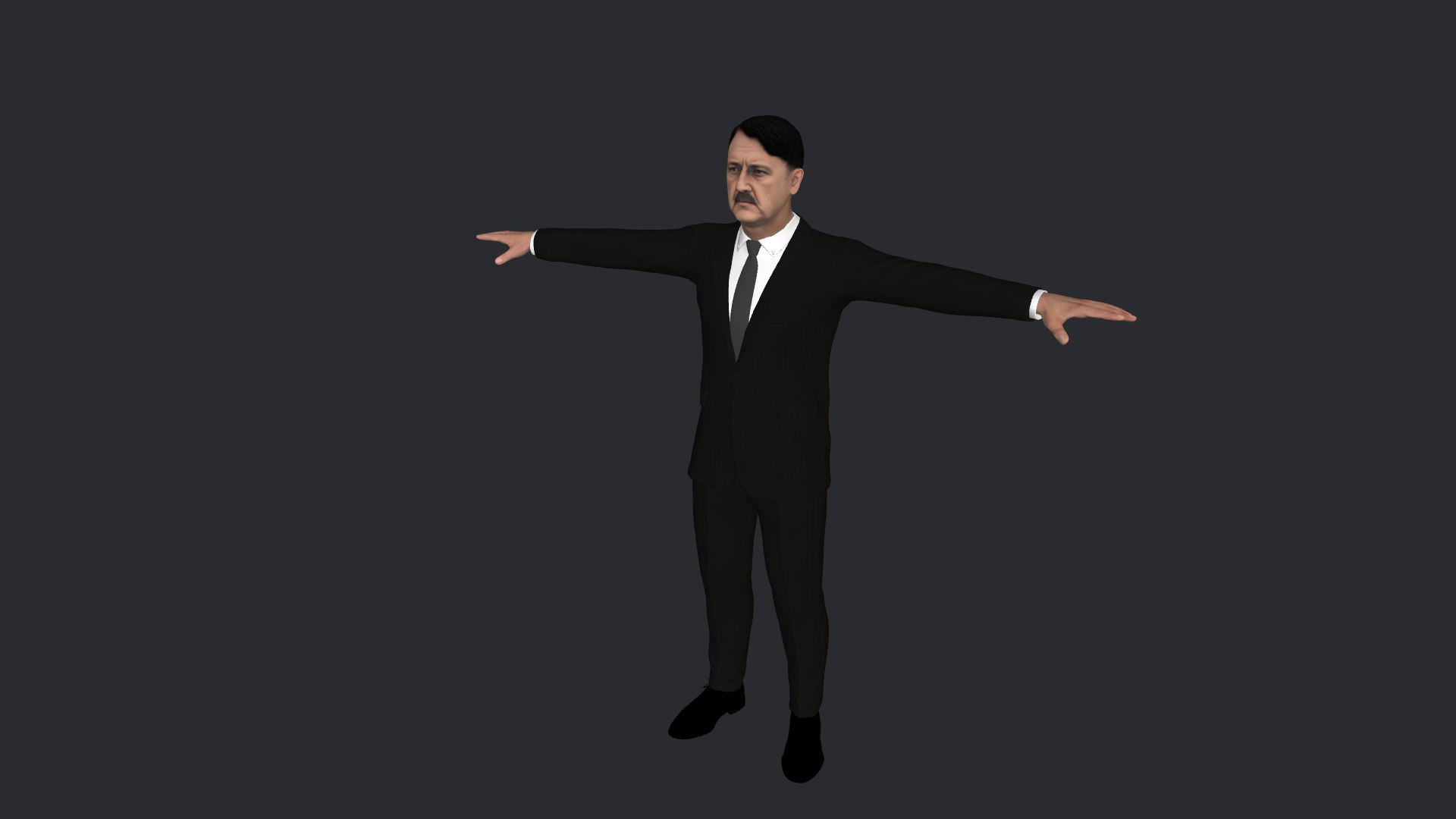 Adolf Hitler Hyper Realistic Full Body Fully Rigged 3D Character 3D ...
