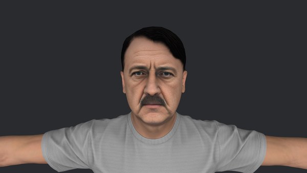 modèle 3D de Adolf Hitler, personnage 3D hyper réaliste, corps complet ...