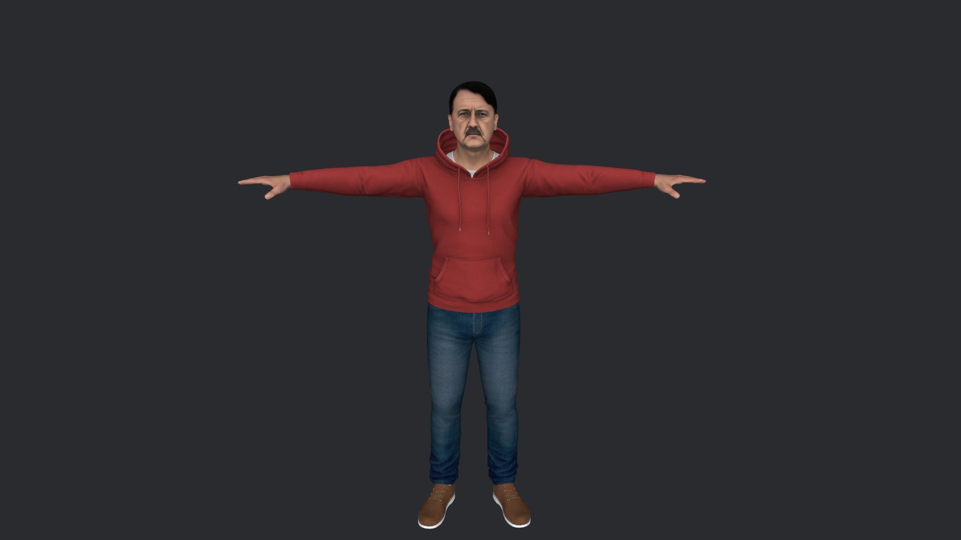 Adolf Hitler Hyper Realistic Full Body Fully Rigged 3D Character 3D ...