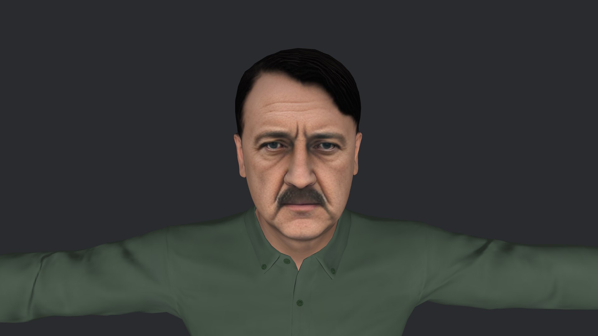 Adolf Hitler Hyper Realistic Full Body Fully Rigged 3D Character 3D ...
