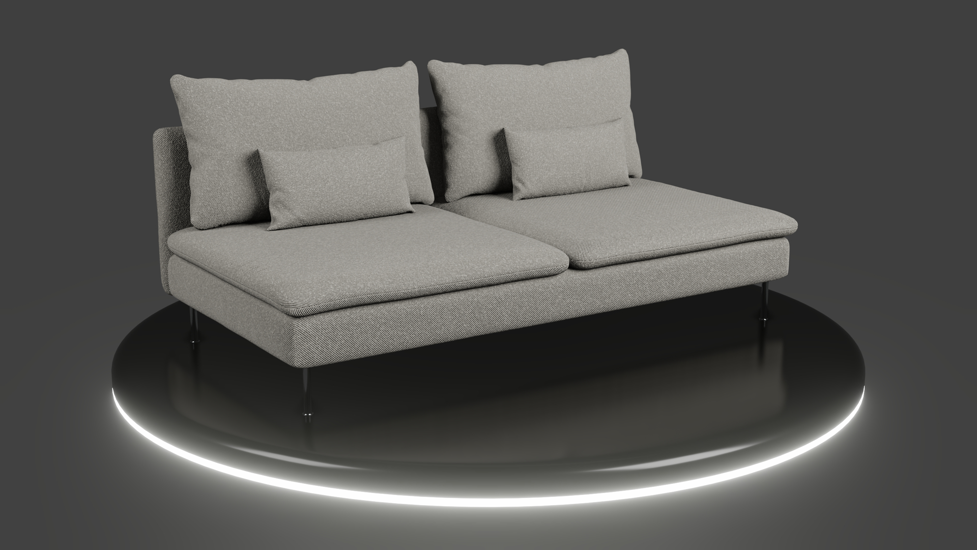 3D IKEA Soderhamn Sleeveless Sofa - TurboSquid 2052464