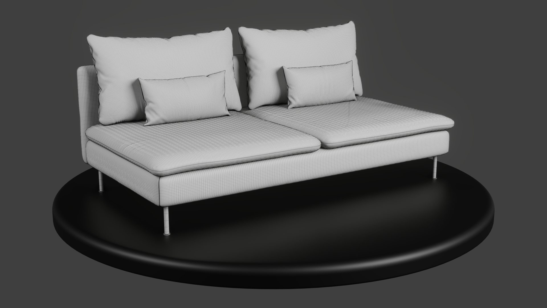 3D IKEA Soderhamn Sleeveless Sofa - TurboSquid 2052464