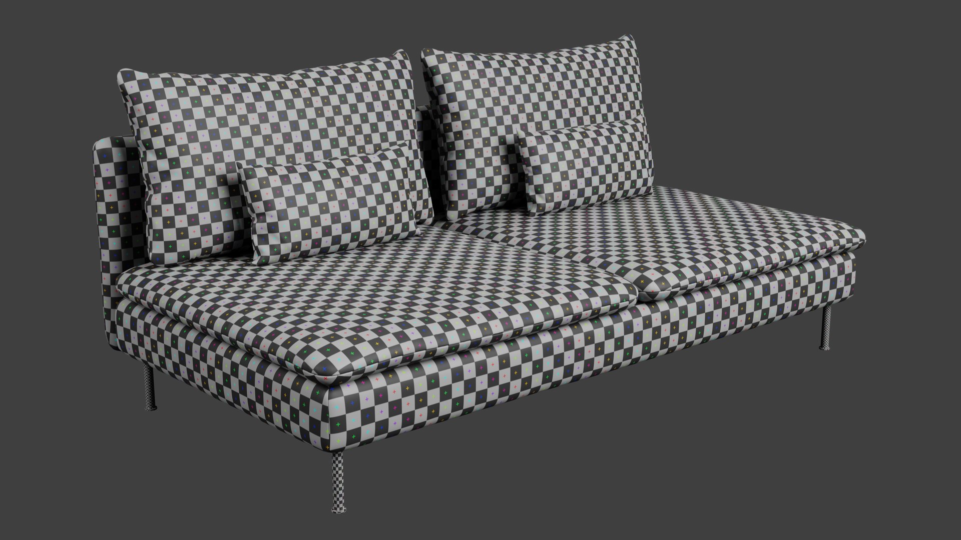 3D IKEA Soderhamn Sleeveless Sofa - TurboSquid 2052464