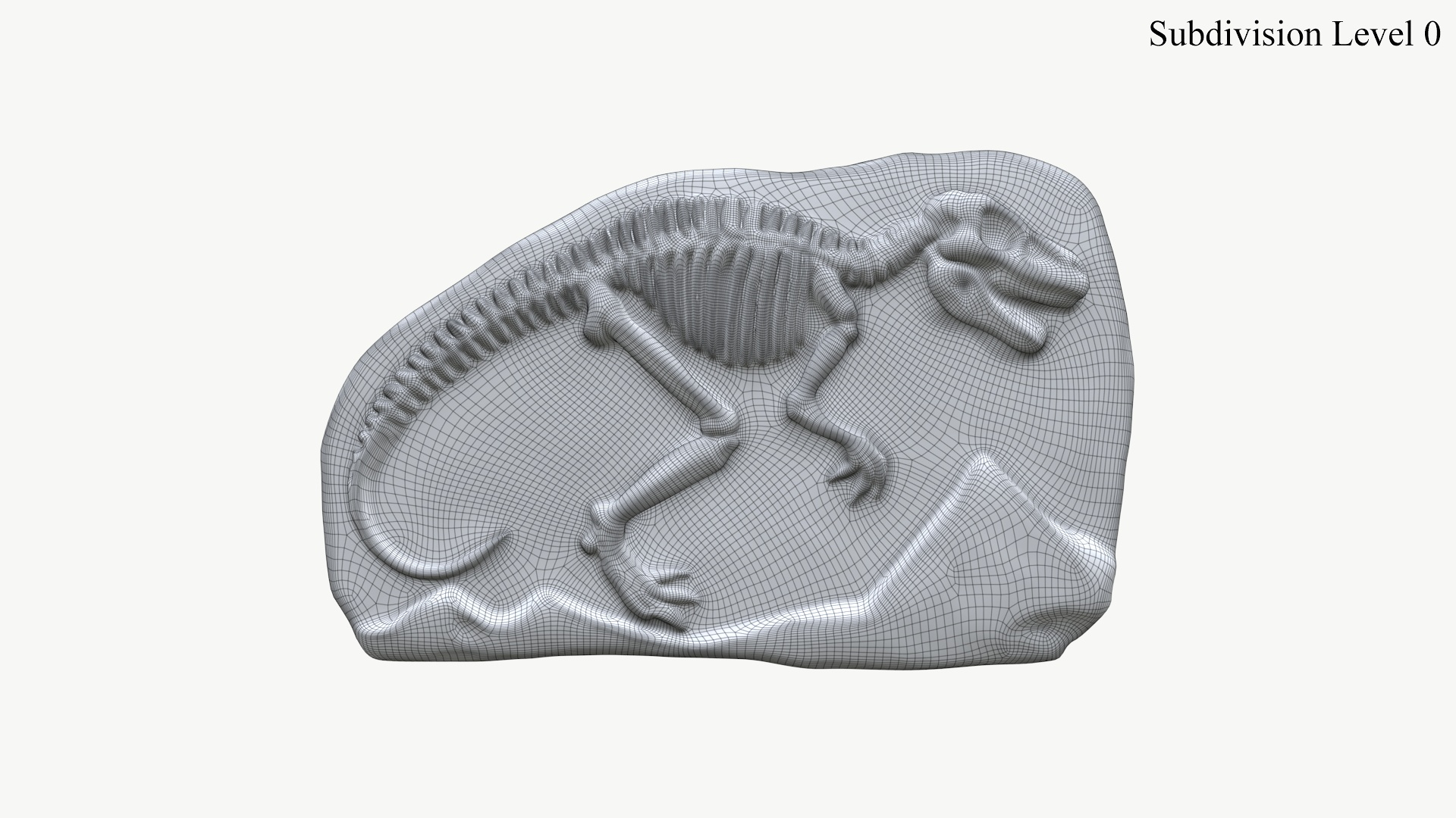 3D Model Dinosaur Fossil 006 Textured - TurboSquid 2298241