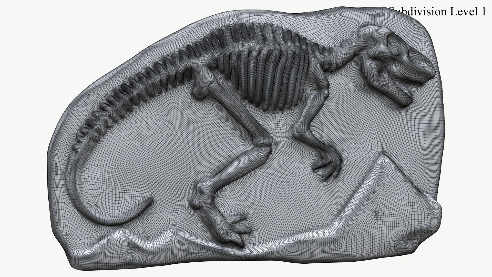 3D Model Dinosaur Fossil 006 Textured - TurboSquid 2298241