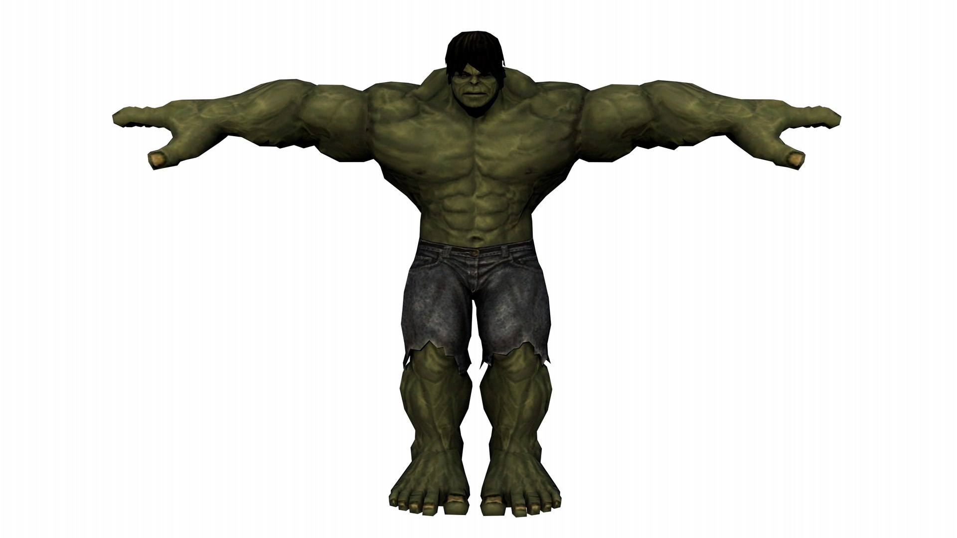 free fbx model hulk