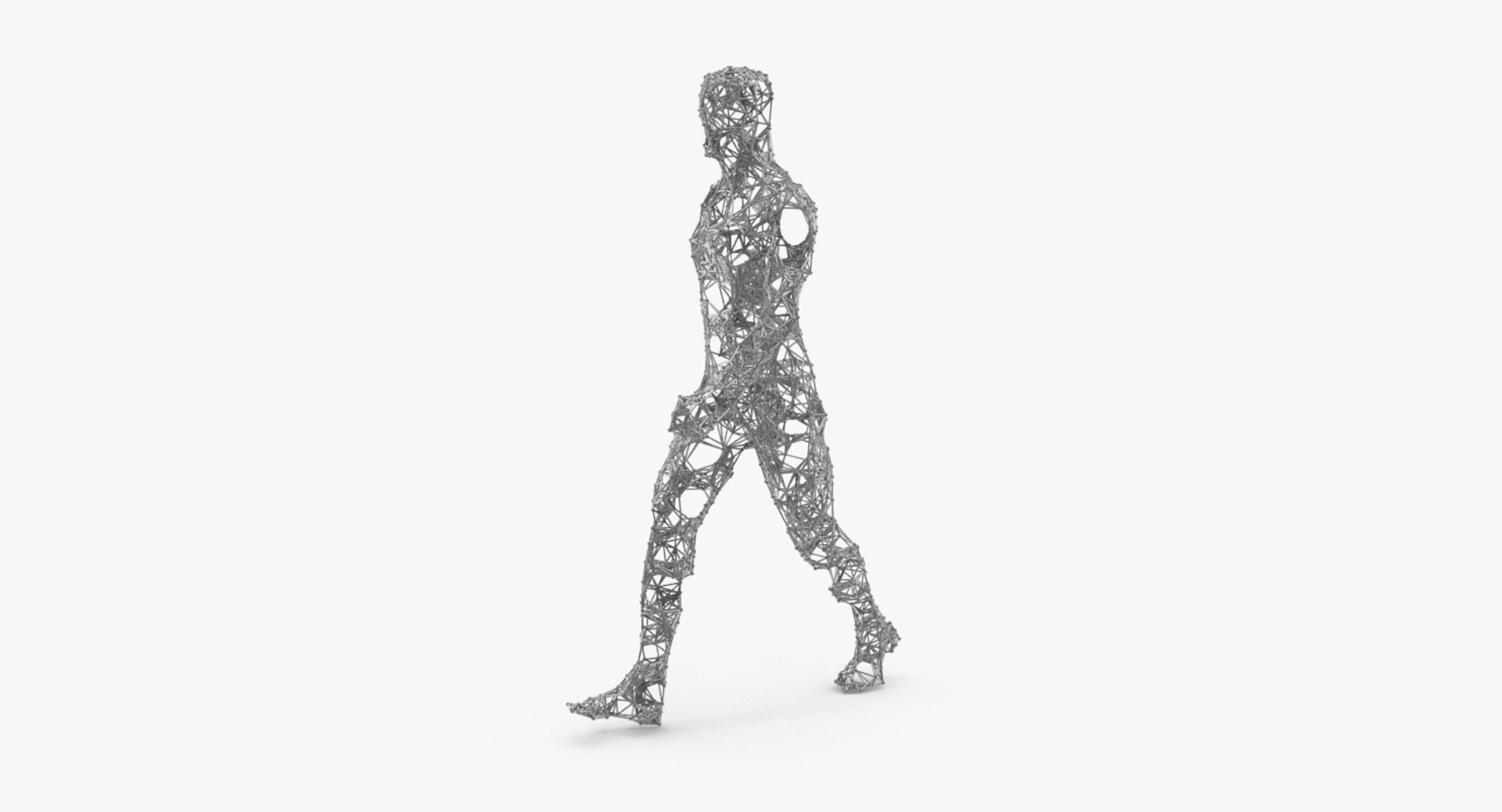 Human Pose Abstract Walking Model - TurboSquid 1301884