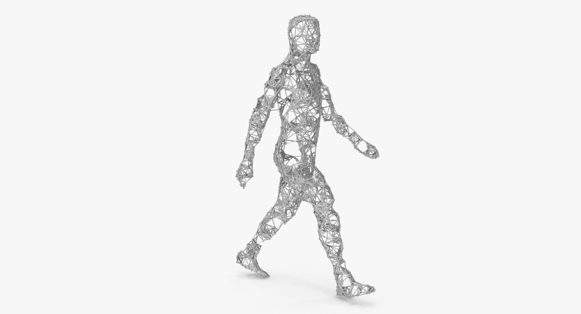 Human Pose Abstract Walking Model - TurboSquid 1301884