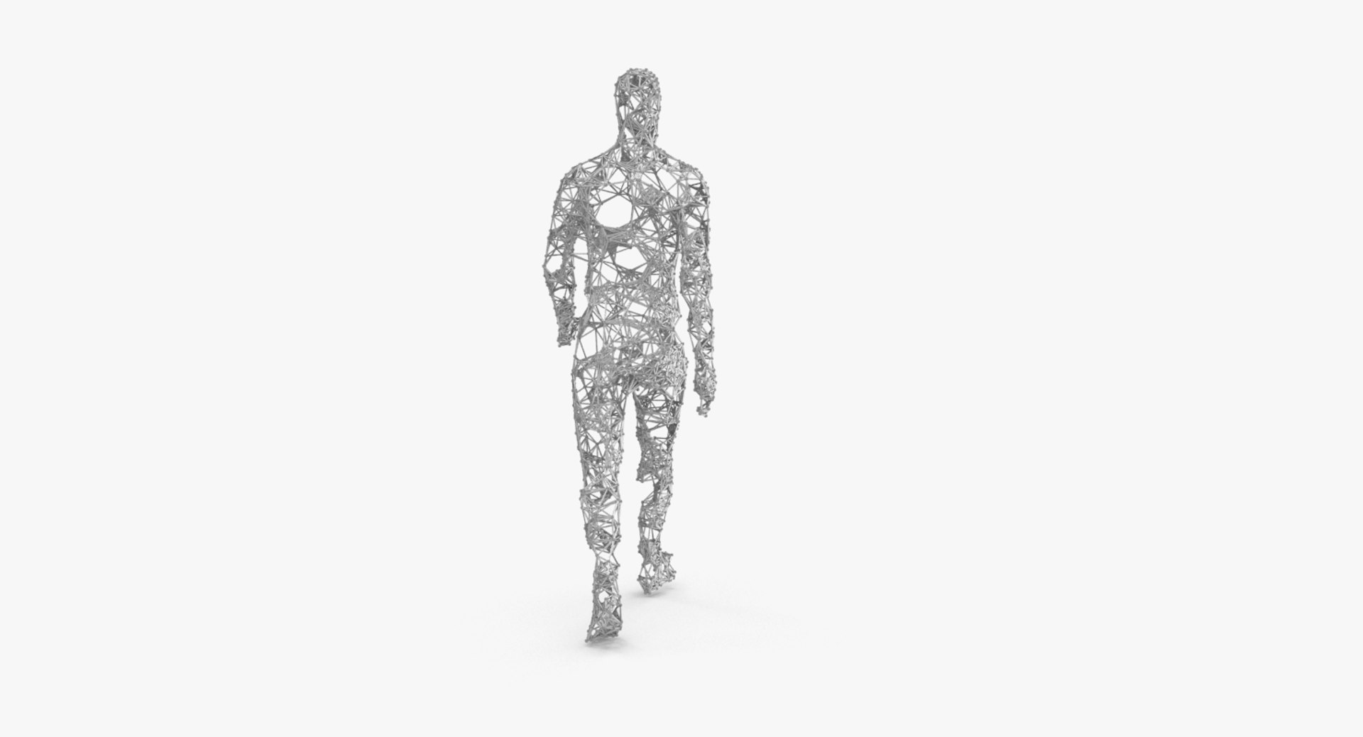 Human Pose Abstract Walking Model - TurboSquid 1301884