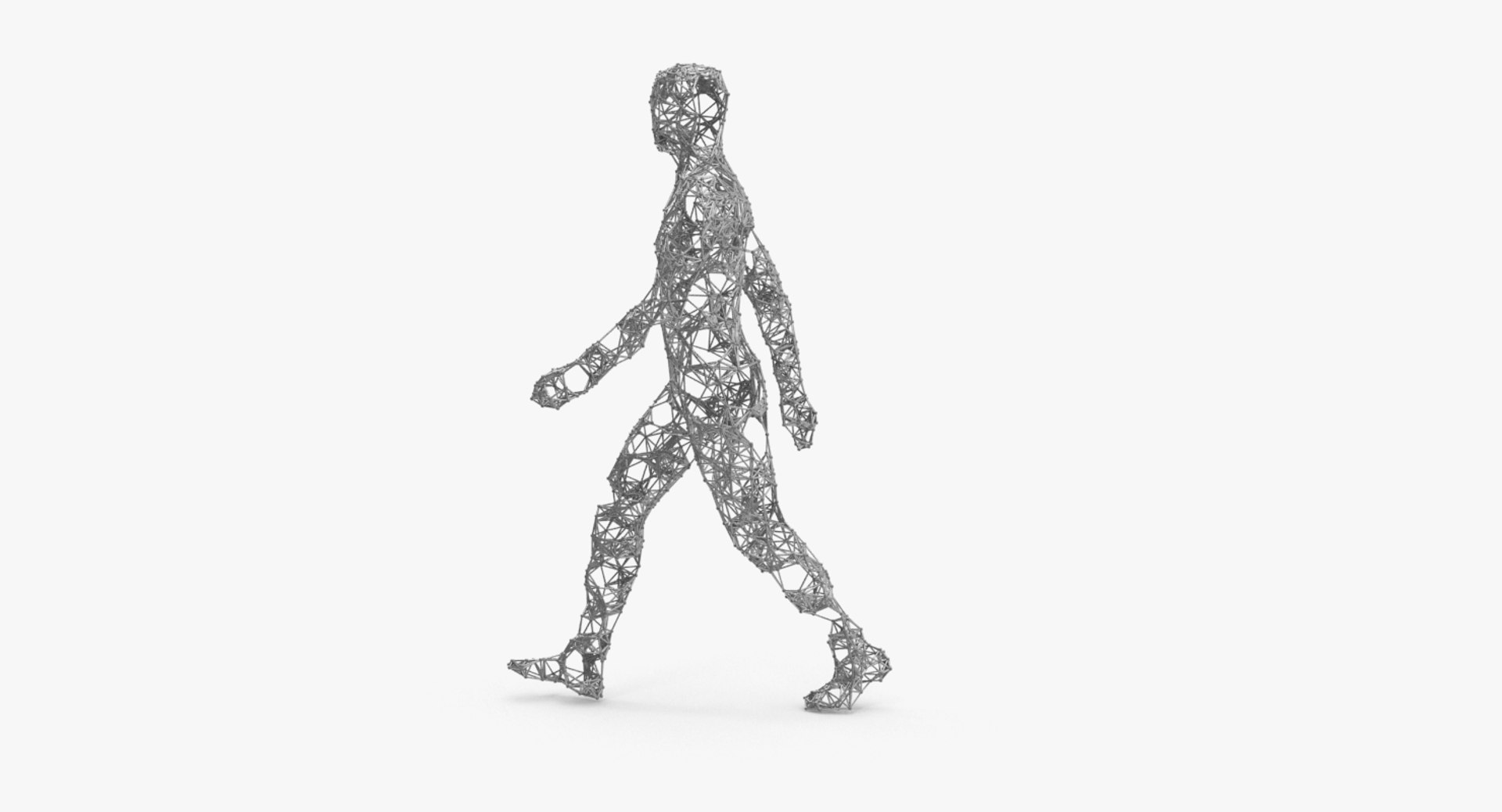 Human Pose Abstract Walking Model - TurboSquid 1301884