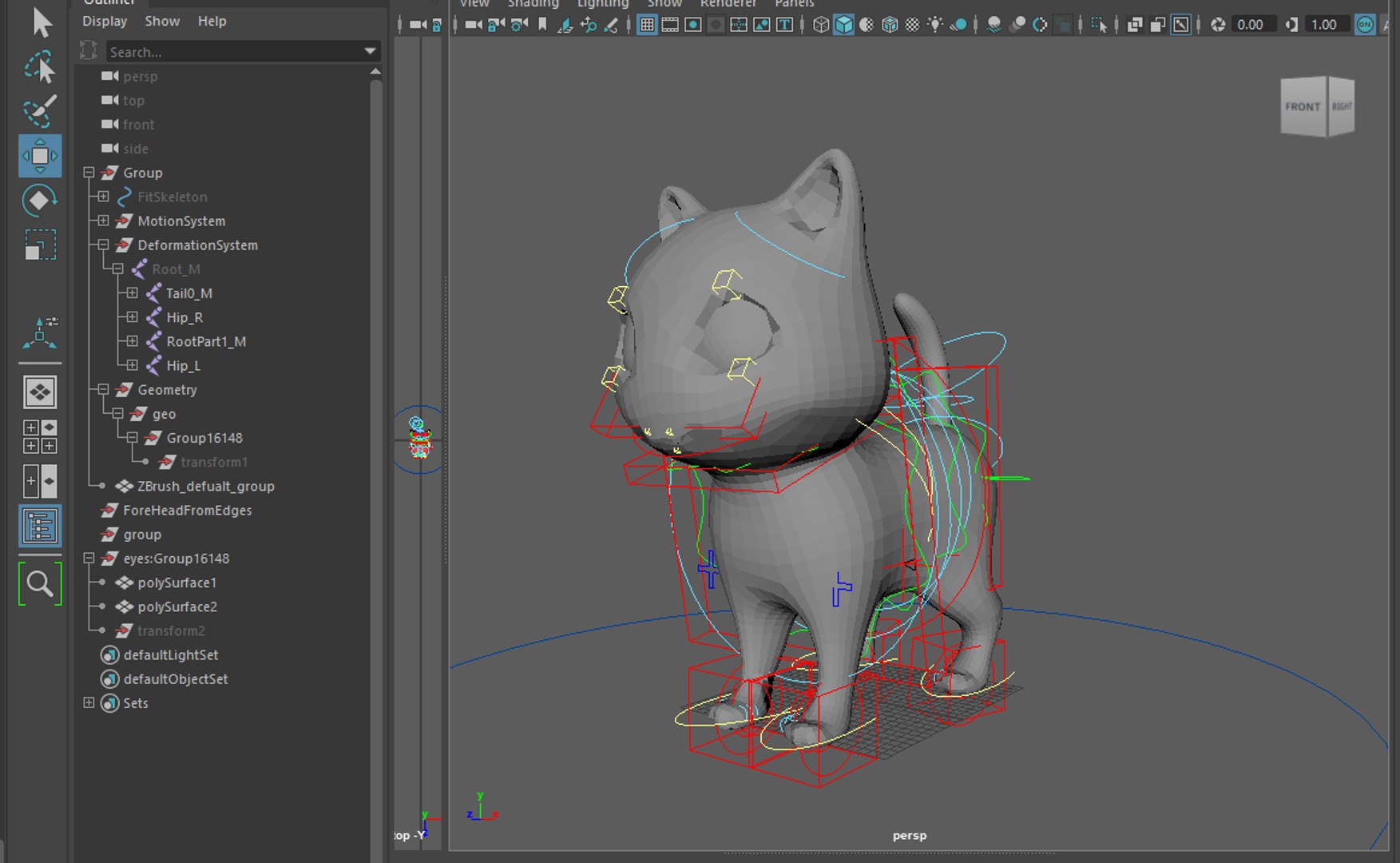 3D Model Cat Cartoon Animated - TurboSquid 2229556