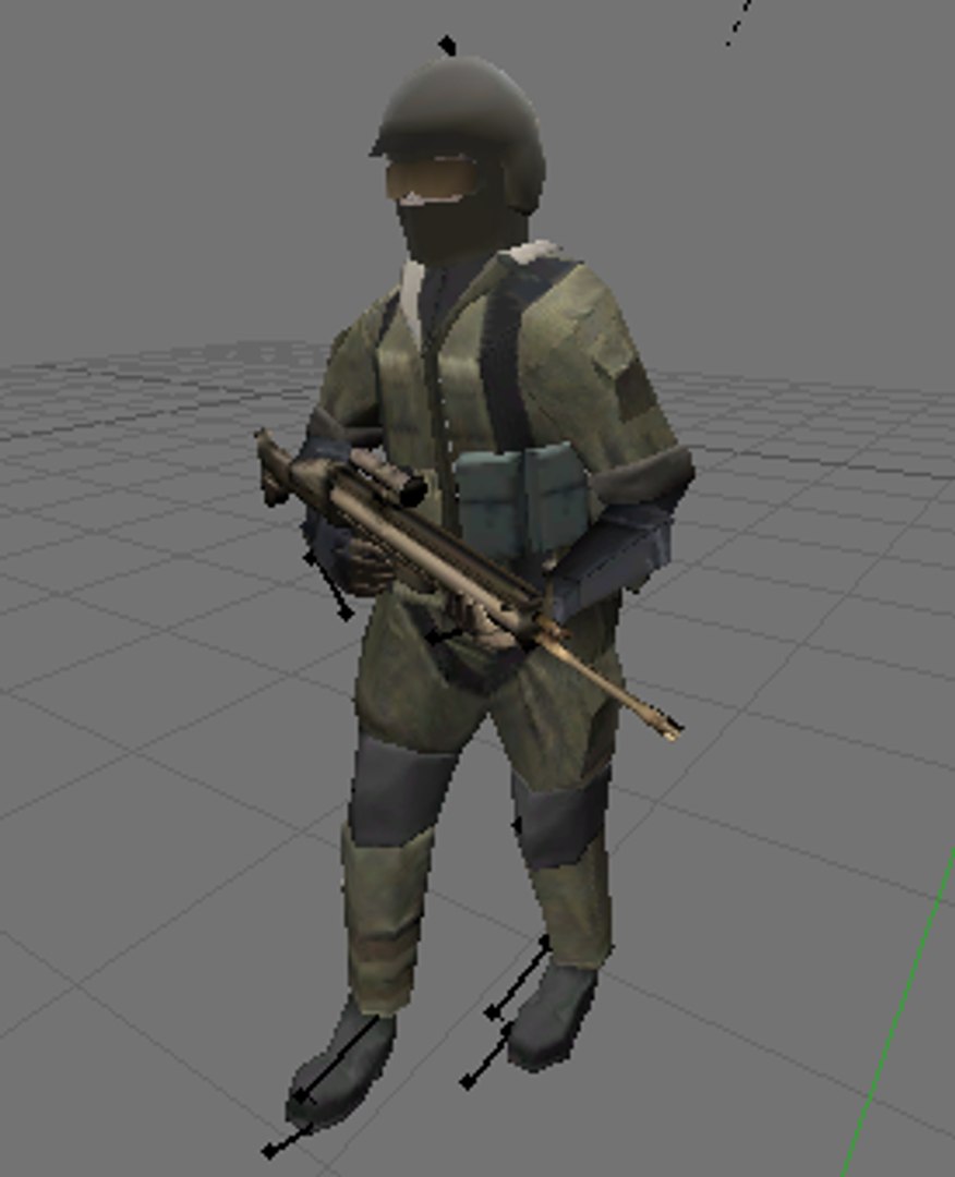 Blender Soldier